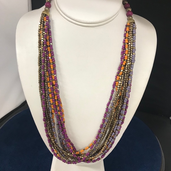 Jewelry | Multi Colored Bead Necklace | Poshmark